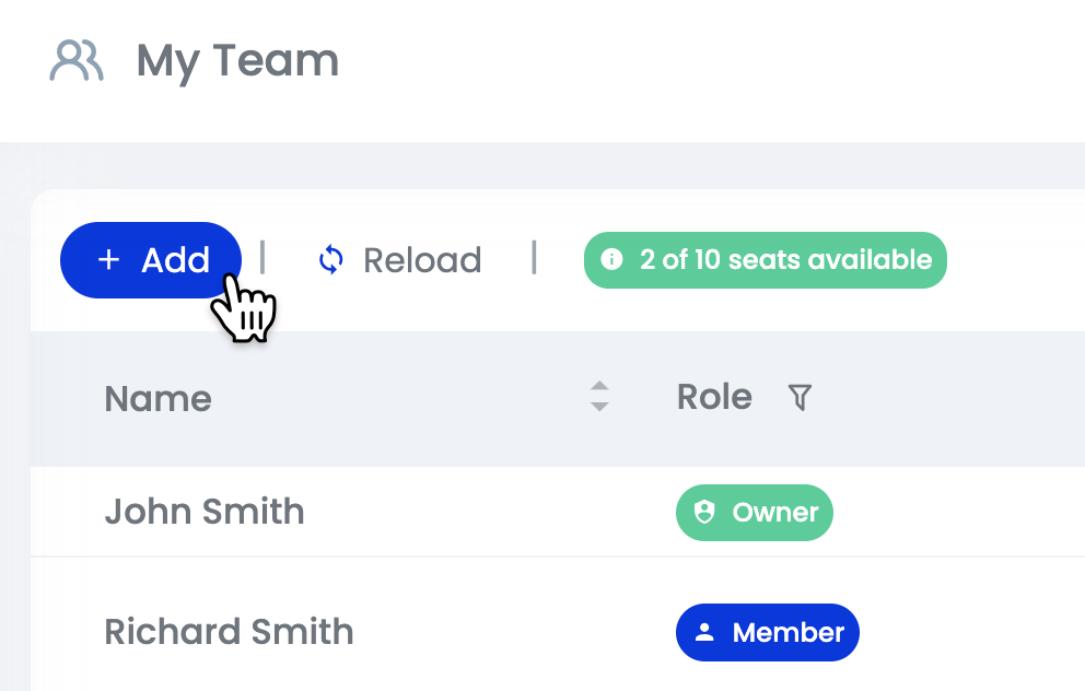 Adding and Removing Team Members